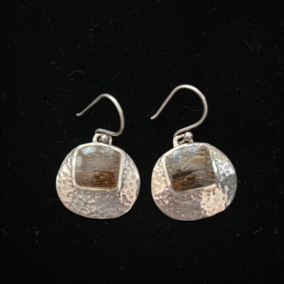 Silpada | Jewelry | Silpada Bronzite And Sterling Silver Earrings ...